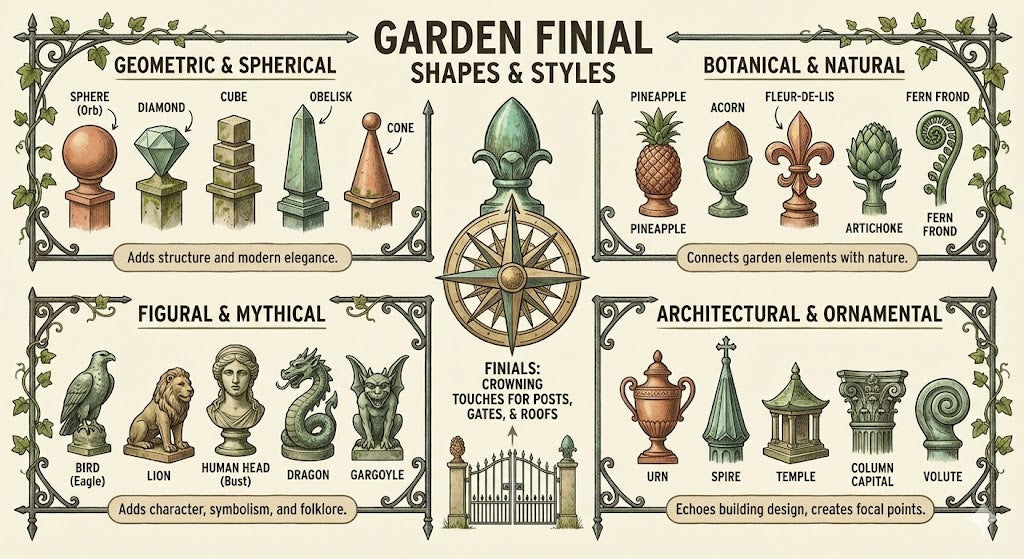 Garden Finials & Classical Garden Design | Museumize – Museumize.com