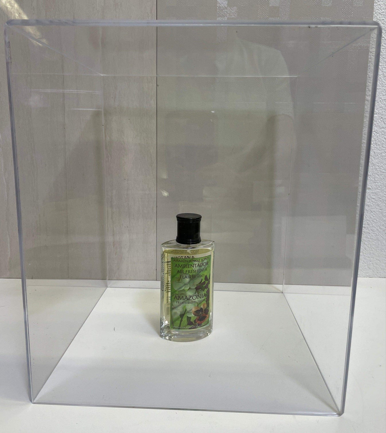 Acrylic Dust Cover and Base for Statues Glass Art Square 11.5H ...