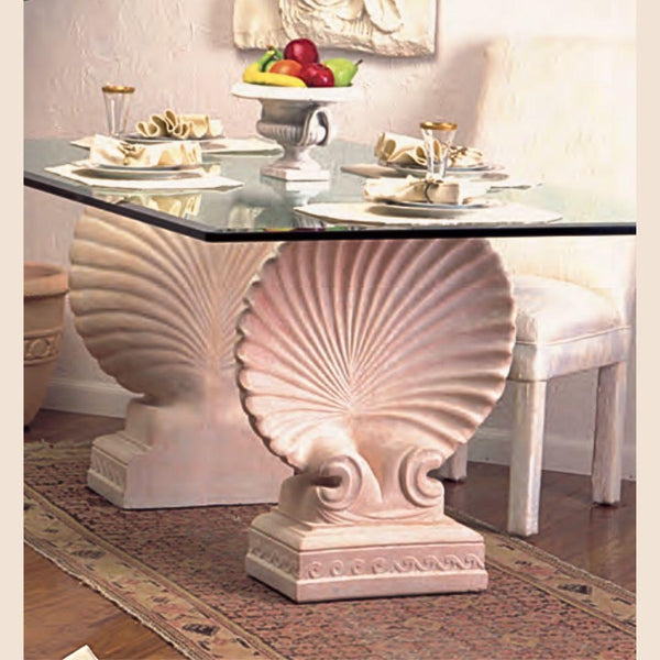 Shell Scalloped Ocean Seashore Beach Dining Table Base 29H – Museumize.com