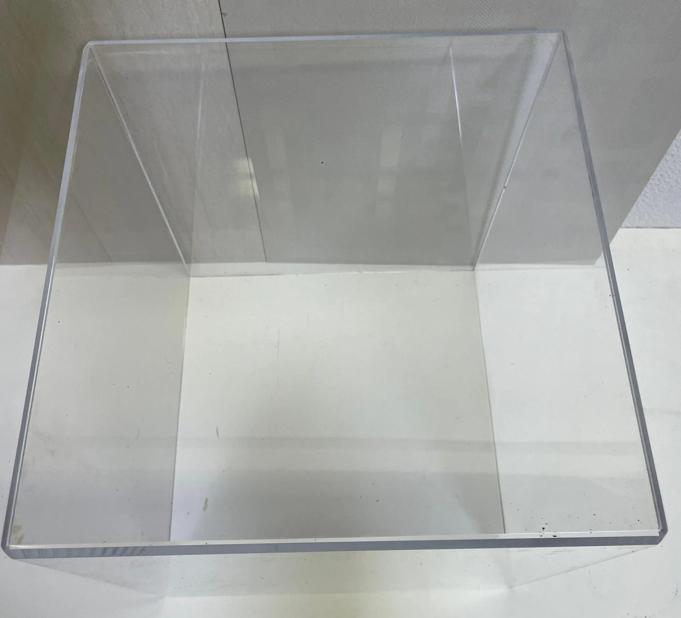 Acrylic Dust Cover and Base for Statues Glass Art Square 11.5H ...