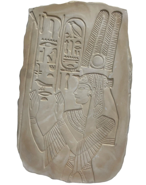 Relief - Egyptian Queen Nefertari Valley of Queens AS IS ATTIC no retu ...