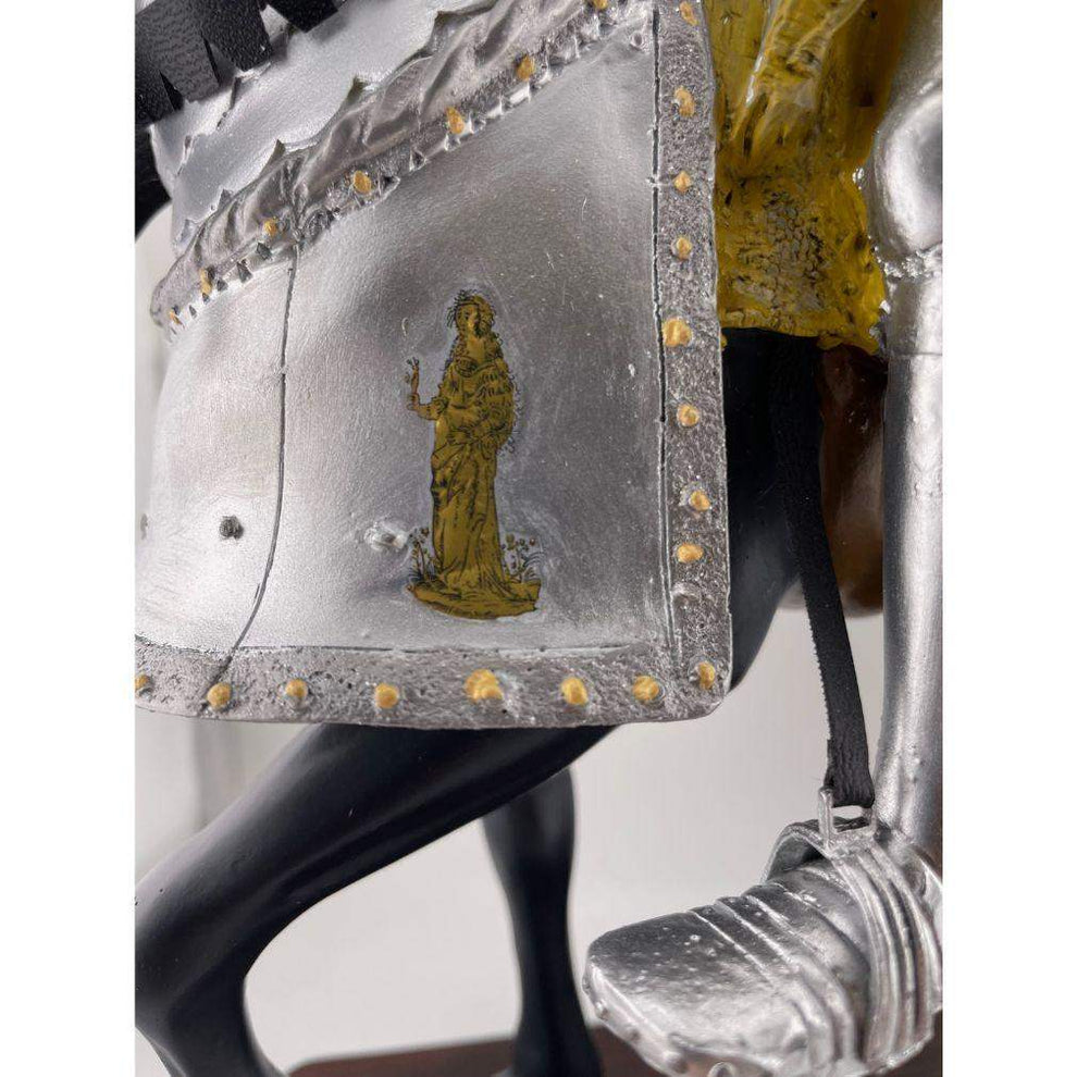 Knight and Horse Wearing Armor Statue Philadelphia Museum of Art 14.25 ...