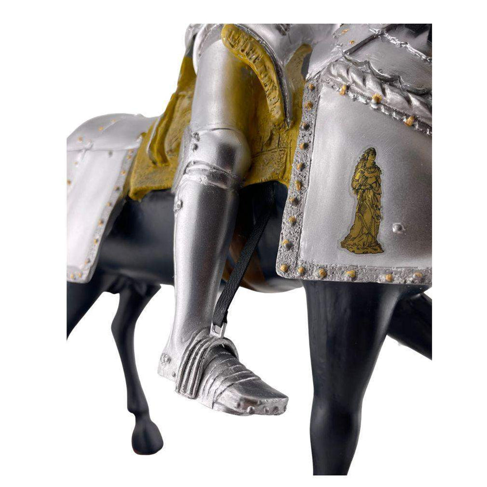 Knight and Horse Wearing Armor Statue Philadelphia Museum of Art 14.25 ...