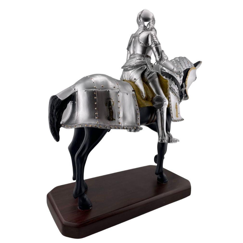 Knight and Horse Wearing Armor Statue Philadelphia Museum of Art 14.25 ...