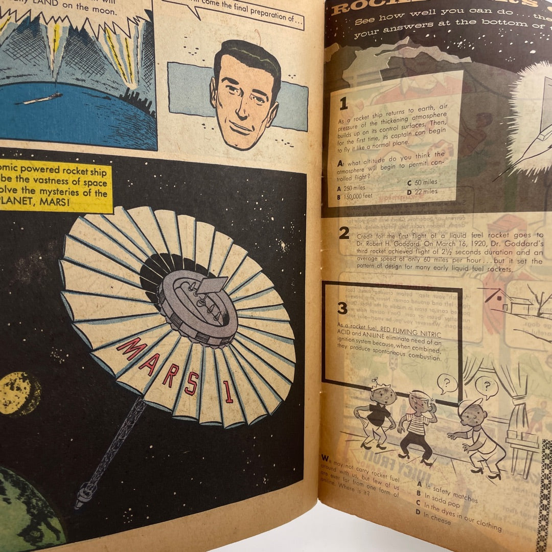 Comic Book - Walt Disney's Man in Space – Dell Four Color No. 716 (195 ...