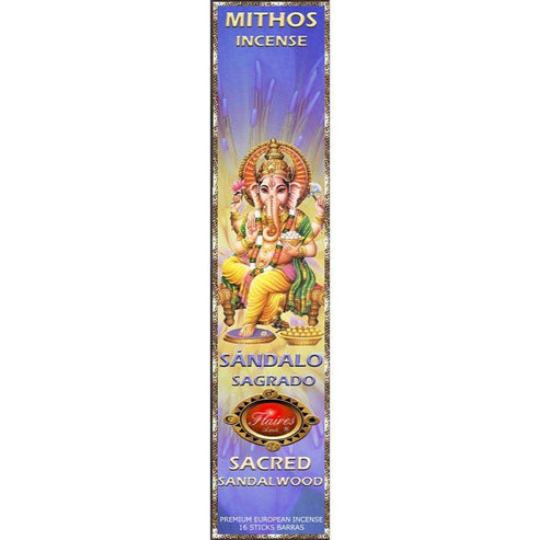 Ganesh Hindu Sacred Sandalwood Blend Incense Sticks by Flaires - 3 PAC ...