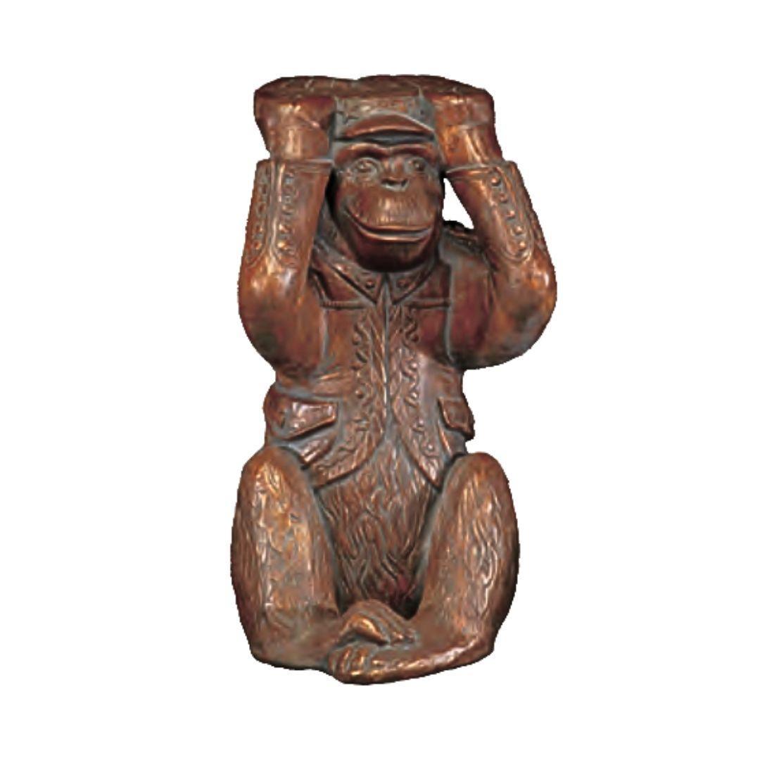 Monkey Seated Side Table Base 20.5H