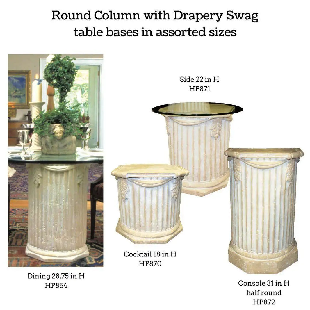 Column Table Bases for Glass, Classical Greek Home Decor – Museumize.com