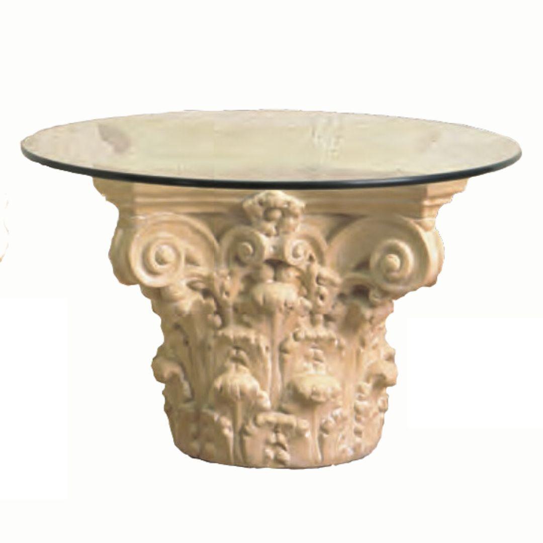 Corinthian Cocktail Table Base 19H Classical Home Decor – Museumize.com
