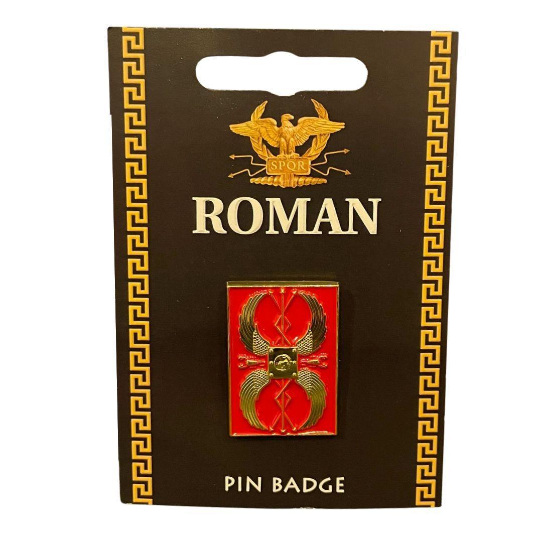 Roman Legionary Battle Shield Pin Badge - Scutum Design - Tie Tack All ...
