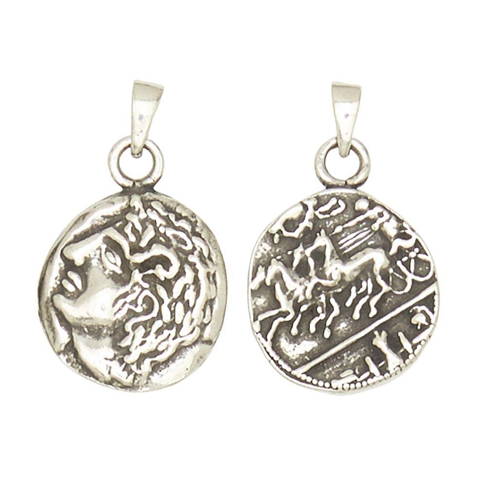 Apollo Phoebus Greek God of Sun and Music Olympians Pewter Pendant Cha