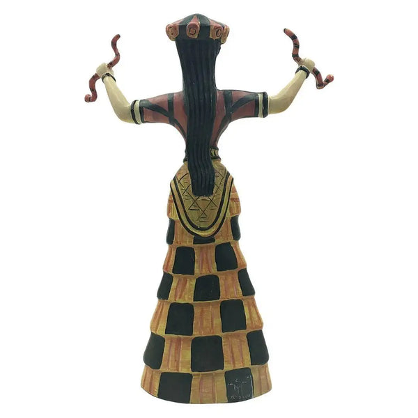 Minoan Greek Snake Goddess from Crete Statue Replica 10.75H New Attic ...
