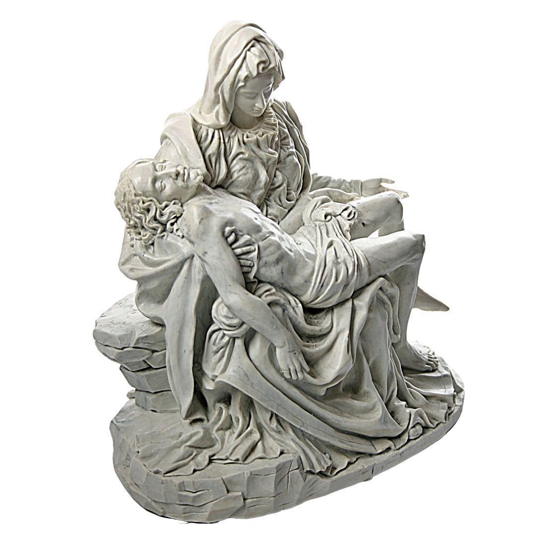 Mother and Son Sculpture, Lamentation Design, Vatican Style, 8.75-Inch ...