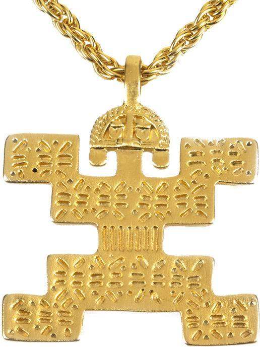 Precolumbian Tolima Abstract Human Figure Pendant Necklace – Museumize.com