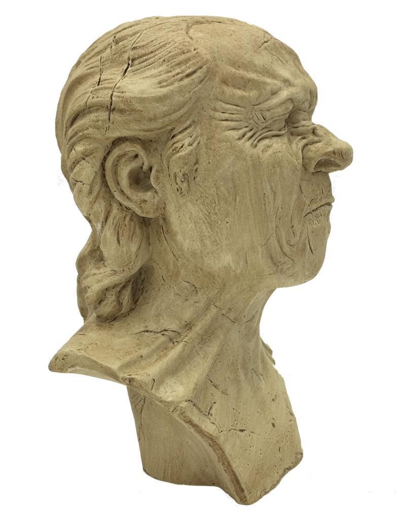 Vexed Man with Sour Expression Caricature Study Statue by Messerschmid ...