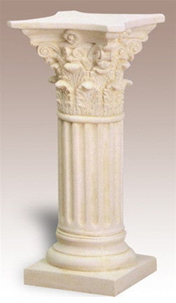 Fluted Corinthian Classical Column Dining Table Base 28.75H – Museumize.com